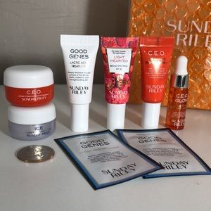 Sunday Riley | Skincare | Sunday Riley Deluxe 9 Piece Sample Set | Poshmark